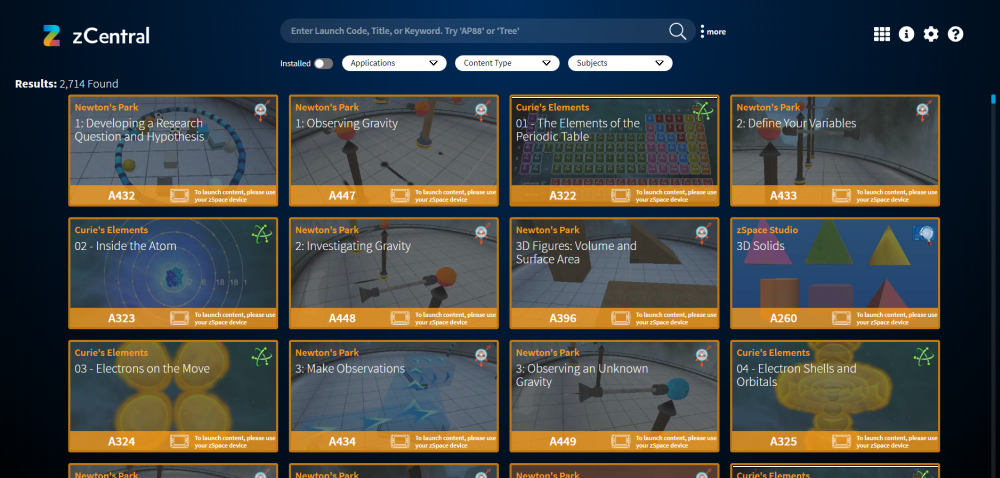 zSpace zCentral User Guide