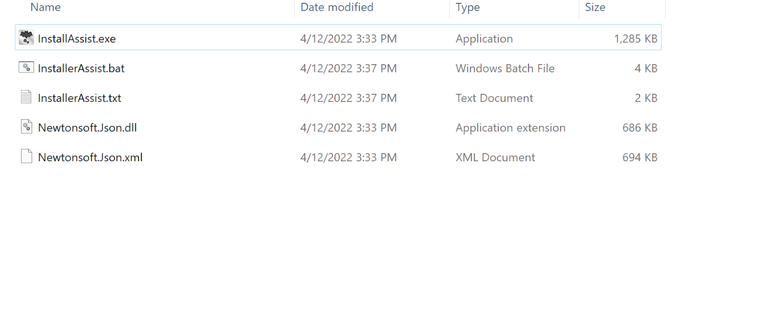 Install Assist User Guide