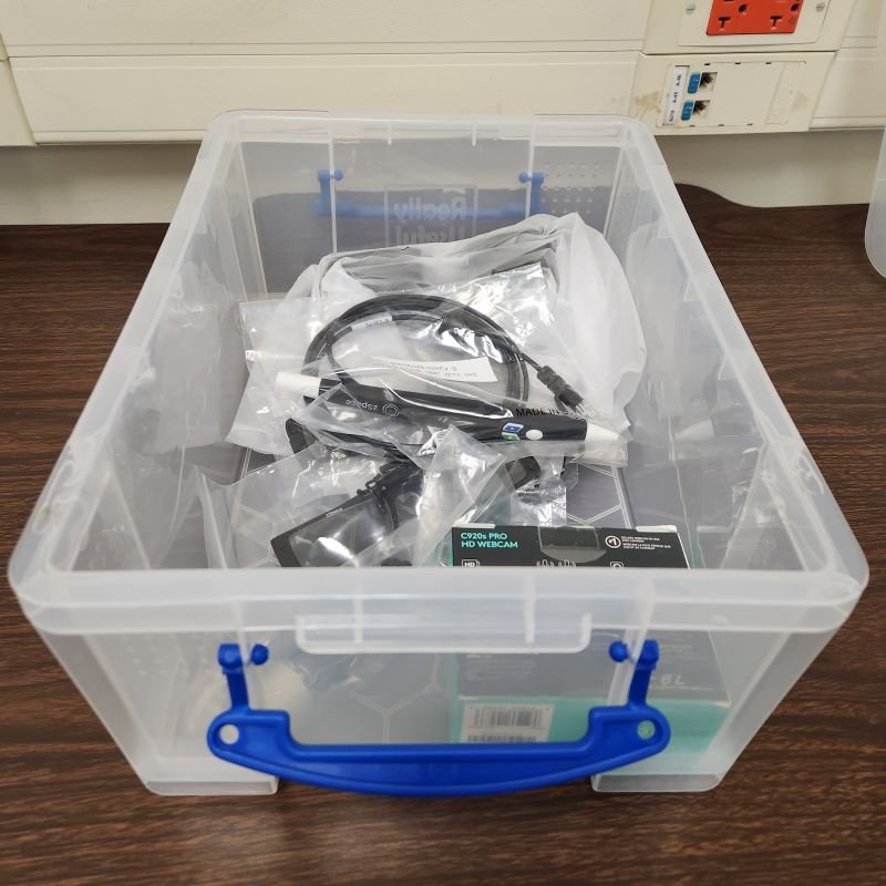 Storing zSpace Accessories